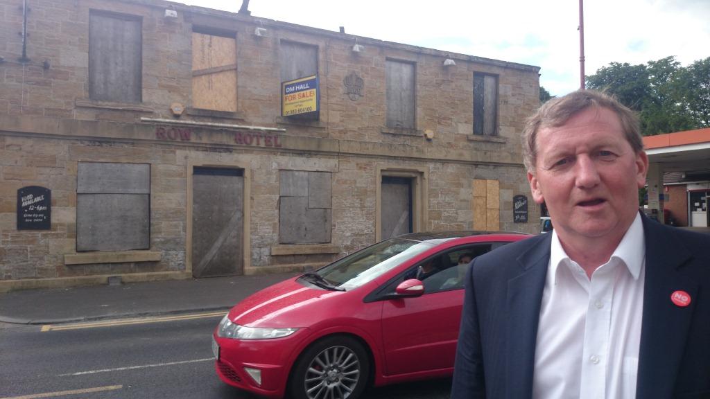 MSP raises derelict Cowdenbeath building in Parliament – Alex Rowley MSP